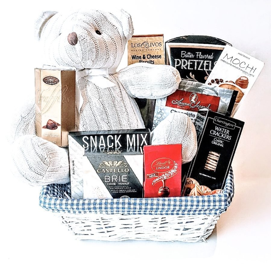 Mommy Daddy and Baby Gift Basket • Baskets ‘N’ Joy